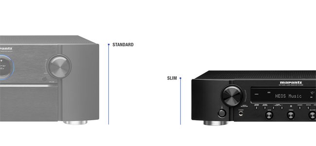 Marantz NR1200 Slimline Stereo Network Receiver, Black at AV.com