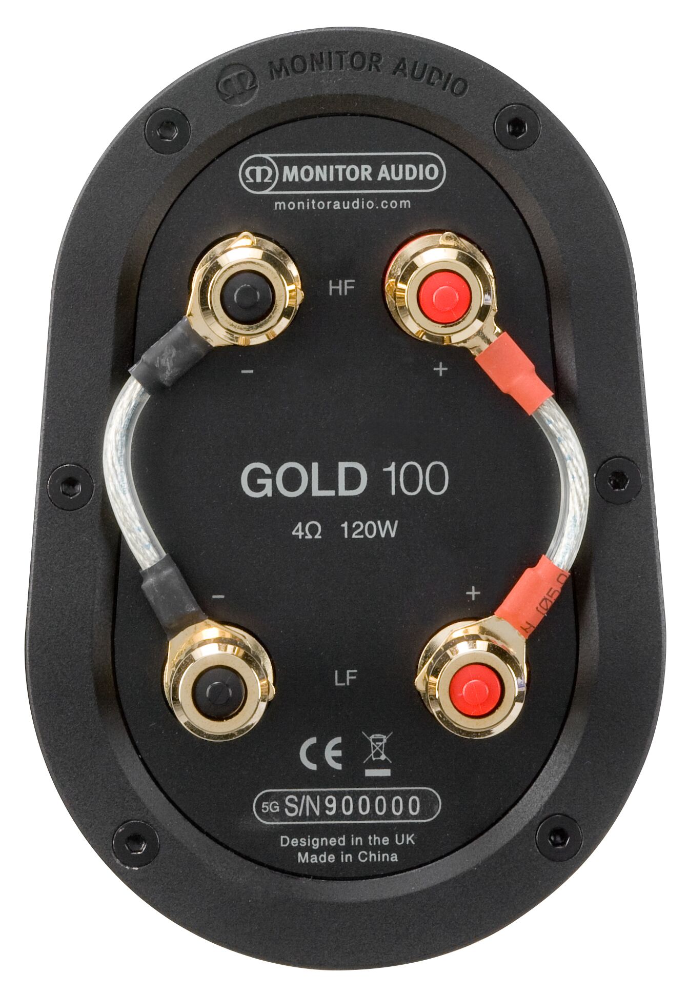 Monitor Audio Gold 300 5G Floorstanding Speakers (Pair), Dark Walnut at ...