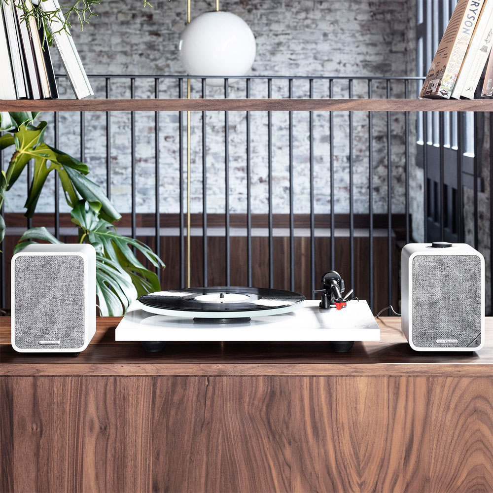 Ruark Audio MR1 MKII Bluetooth Speaker System, Rich Walnut at AV.com