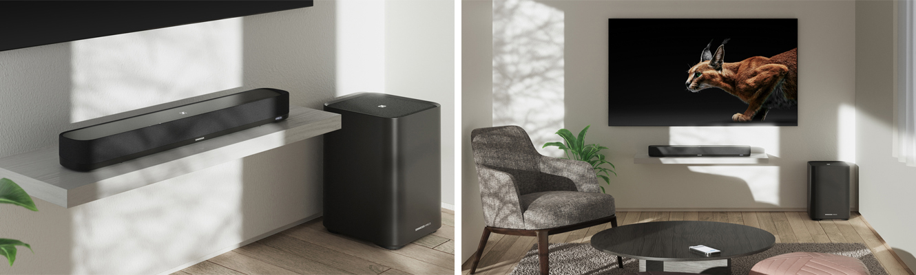 Sennheiser AMBEO Mini Soundbar and Subwoofer Package at AV.com